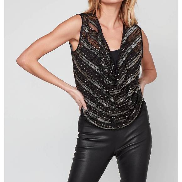Denmark | Tops | New Nu Denmark Susan Top In Blacksilver | Poshmark